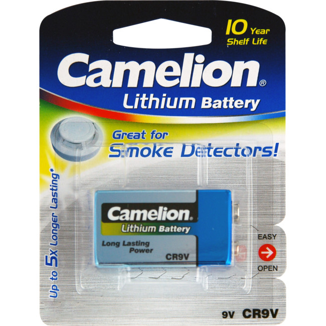 10 year 9v lithium battery store