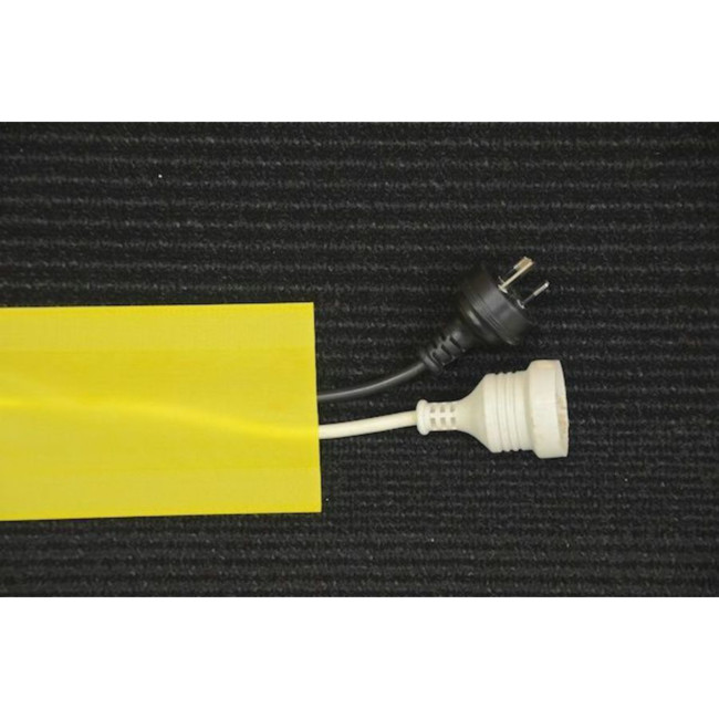 HP2002 25 METER CABLE COVER CARPET GRIP ROLL YELLOW VELCRO - Radio Parts