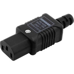 PS4006 3PIN INLINE IEC MAINS SOCKET IEC320 240V LINE SOCKET SOANAR ...