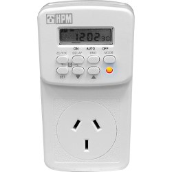 HPM D817/2DP 7 DAY DIGITAL TIMER - HPM ELECTRICAL TIMER - Radio Parts