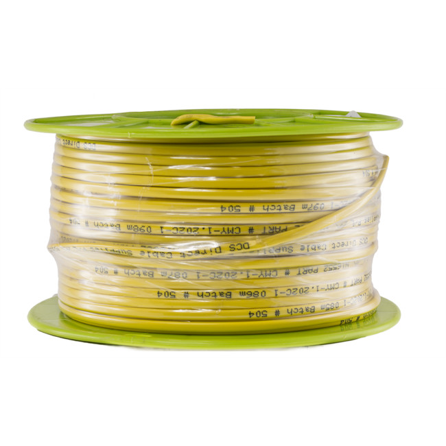 KBWIREYEL-100M 1.2MM POLYPROPYLENE CABLE PER 100M ROLL YELLOW - Radio Parts