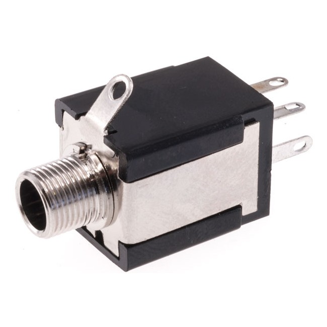 PD2697 6.3MM STEREO PANEL SOCKET PHONO CLOSED CIRCUIT - Radio Parts