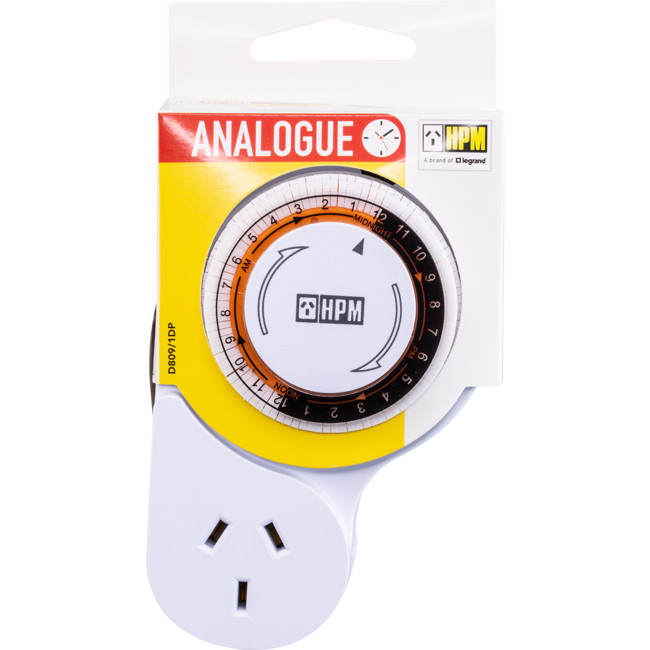 HPM D809 1DP 24 HOUR ANALOGUE TIMER HPM ELECTRICAL TIMER Radio Parts