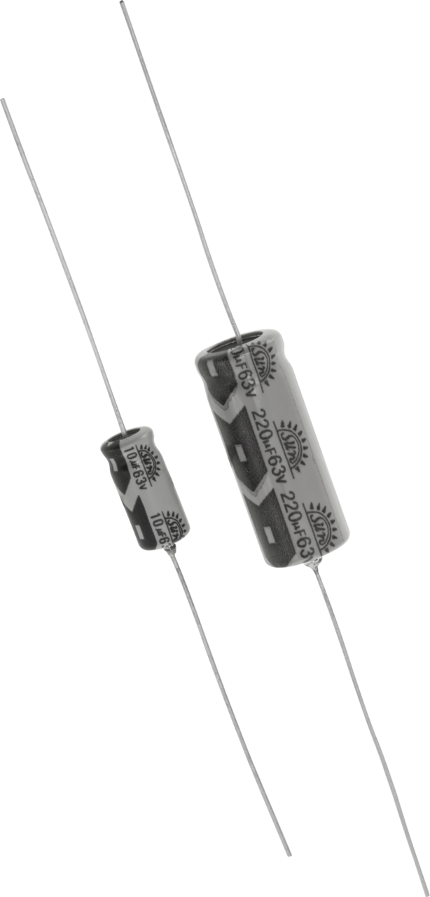 RT100-63 100MF 63V RT AXIAL CAPACITOR - Radio Parts