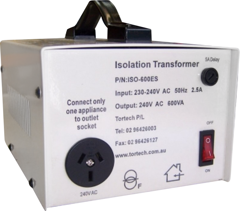 TORTECH ISO600ES-240V 600VA ISOLATION TRANSFORMER MAINS ELECTROSTATIC ...